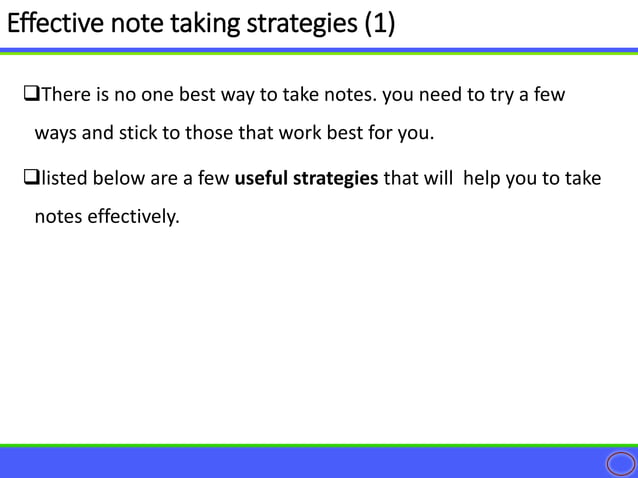 Chapter 4 Note Taking.ppt | Educational Assessment | Education