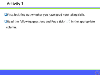 Chapter 4 Note Taking.ppt