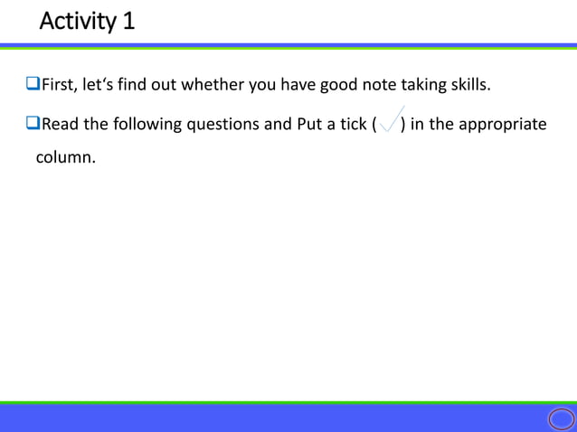 Chapter 4 Note Taking.ppt | Educational Assessment | Education