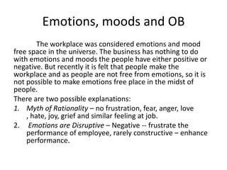 Chapter 4 ob emotions & moods | PPTX