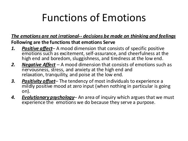Emotions & Moods
