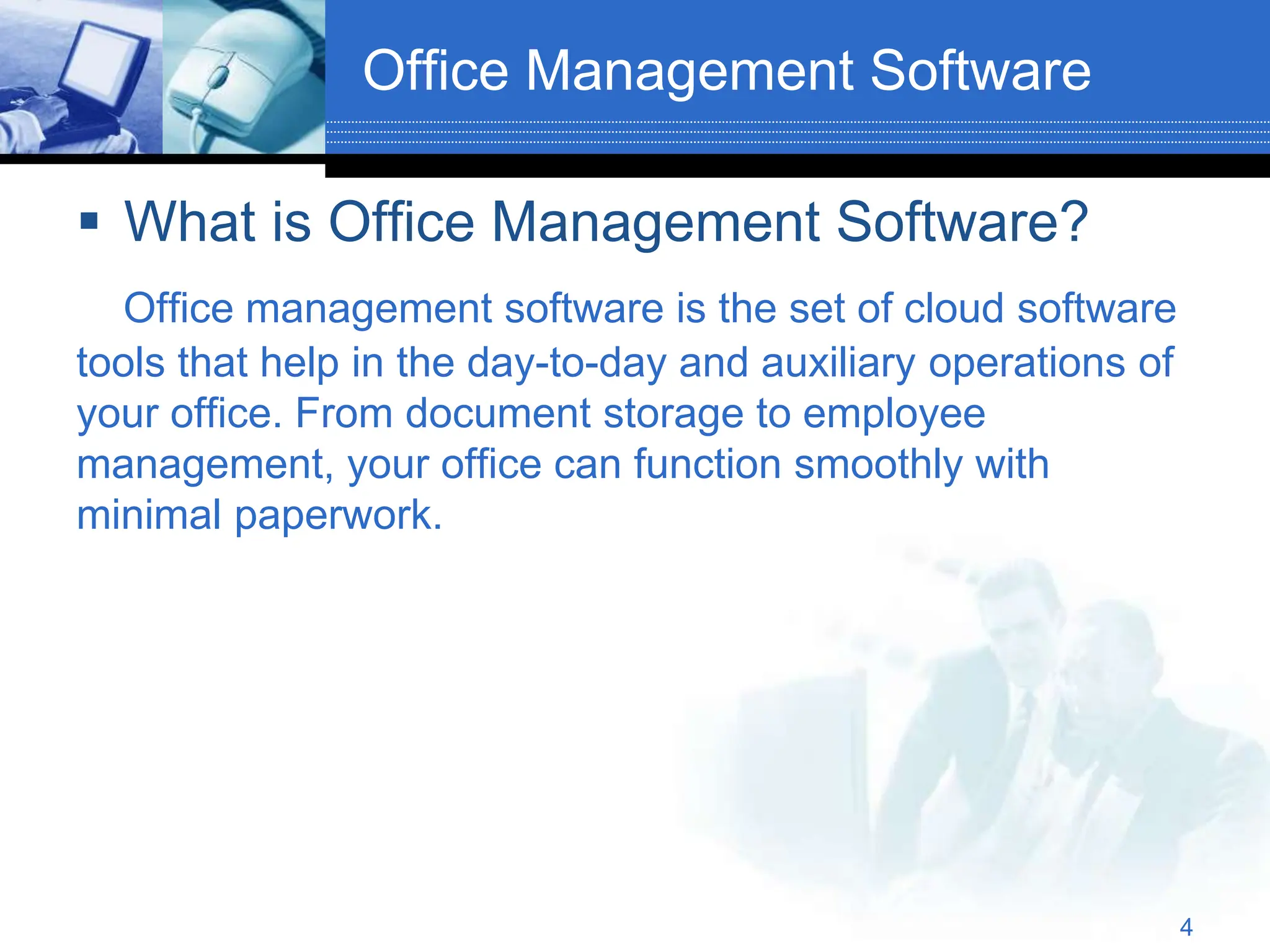chapter 4 Office Management Software.ppt