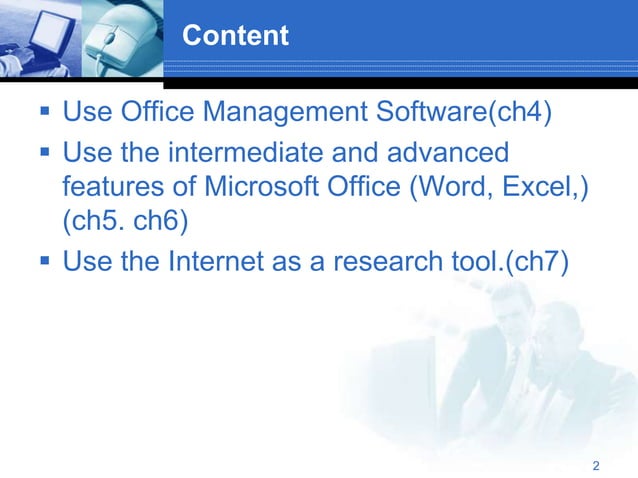chapter 4 Office Management Software.ppt | Web Conferencing | Computer ...
