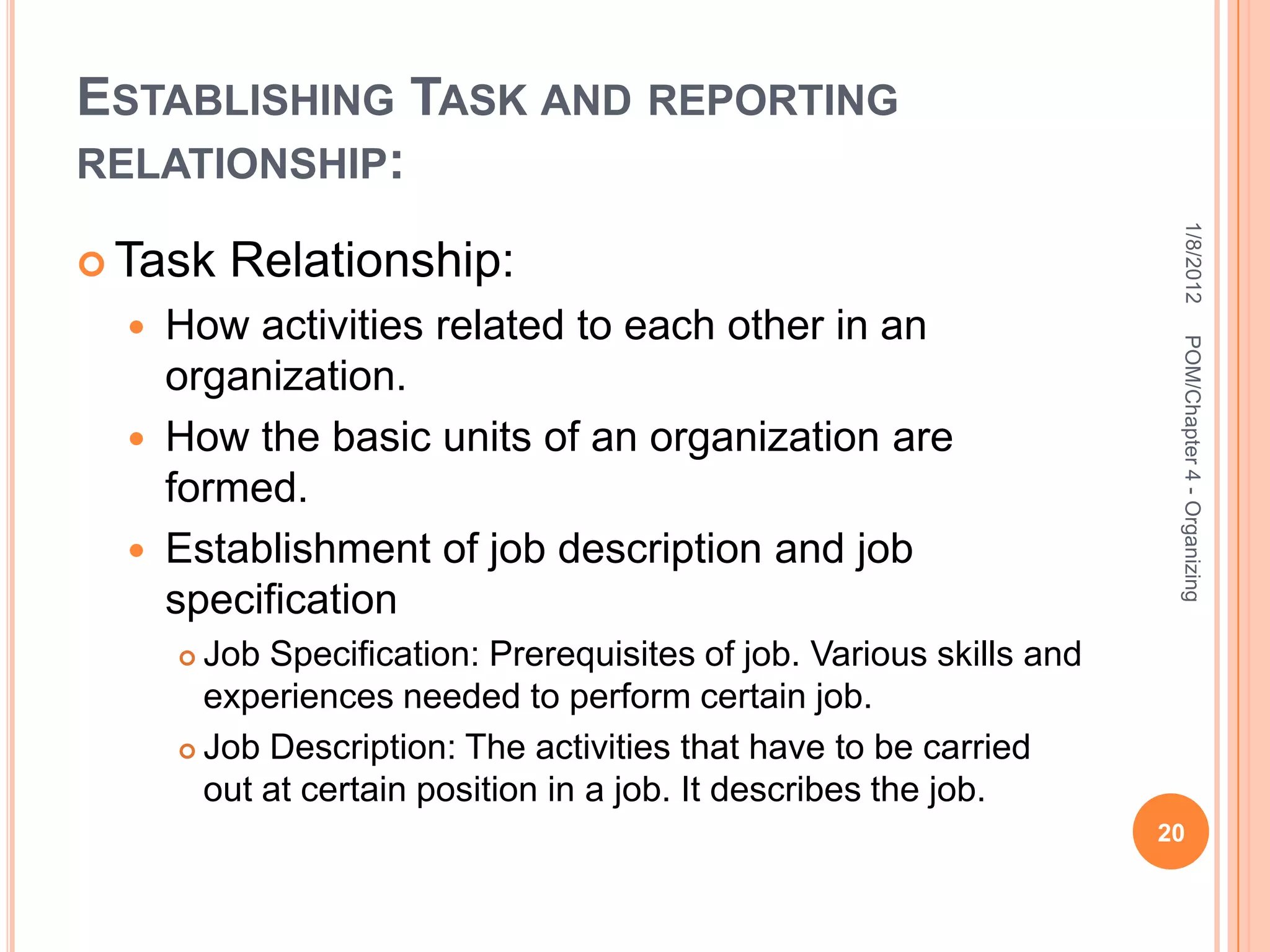 Chapter 4 organizing | PPTX