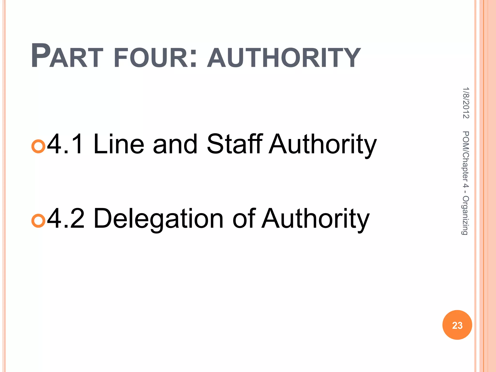 Chapter 4 organizing | PPTX