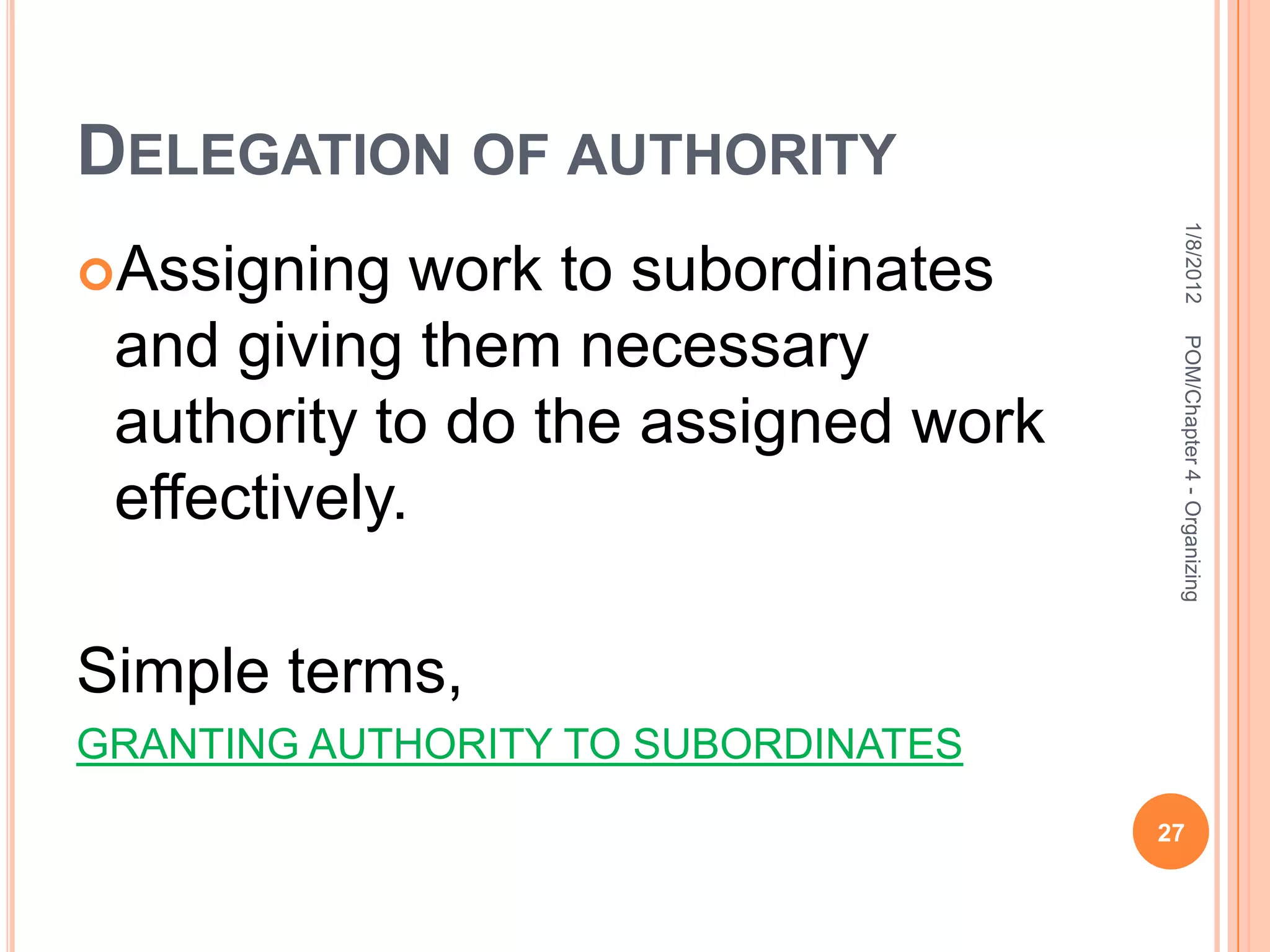 Chapter 4 organizing | PPTX