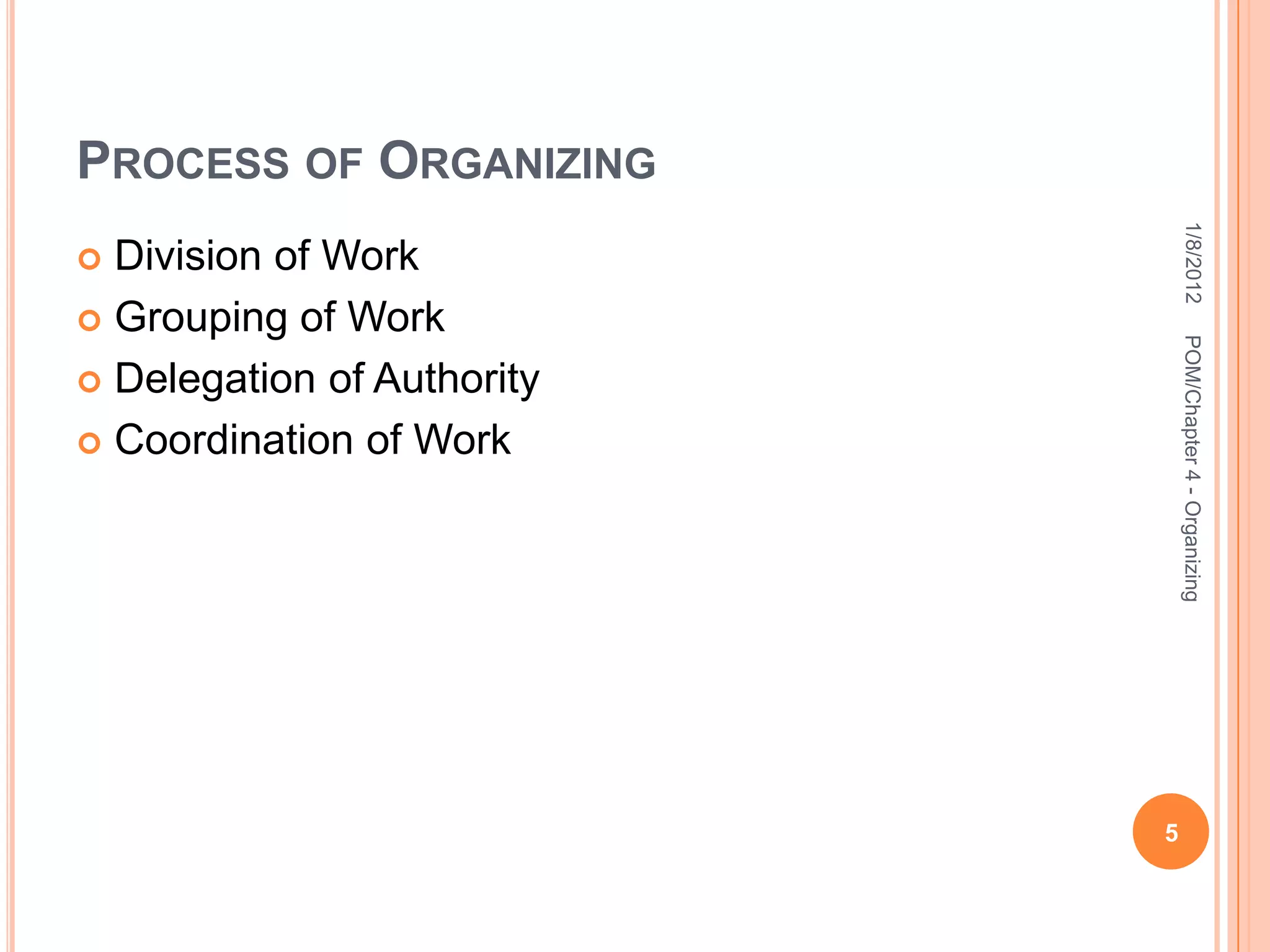 Chapter 4 organizing | PPTX