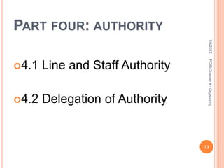 Chapter 4 organizing | PPTX