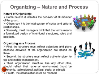 Principles of Management Chapter 4 Organizing | PPTX