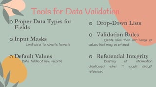 Chapter 4 organizing & manipulating the data in database | PPT