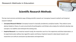 Chapter 4 Other Research Methods | PPTX | Science