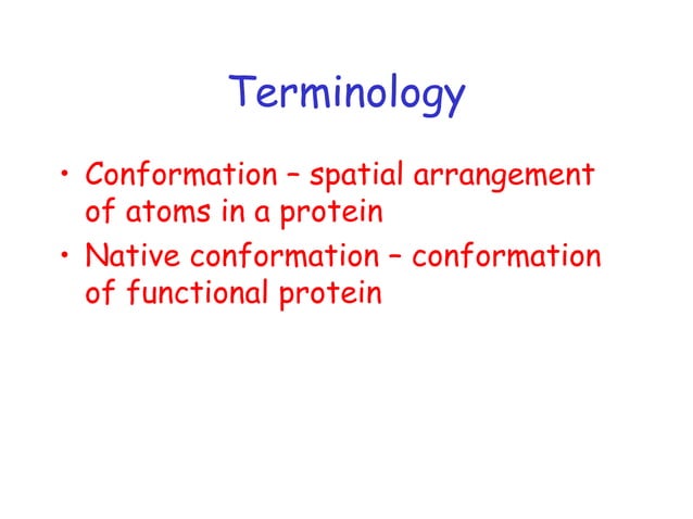 Chapter 4 (part 1) protein structure introduction- 2nd structure | PPT