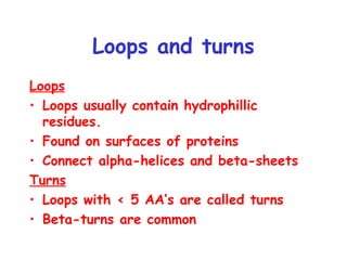 Chapter 4 (part 1) protein structure introduction- 2nd structure | PPT