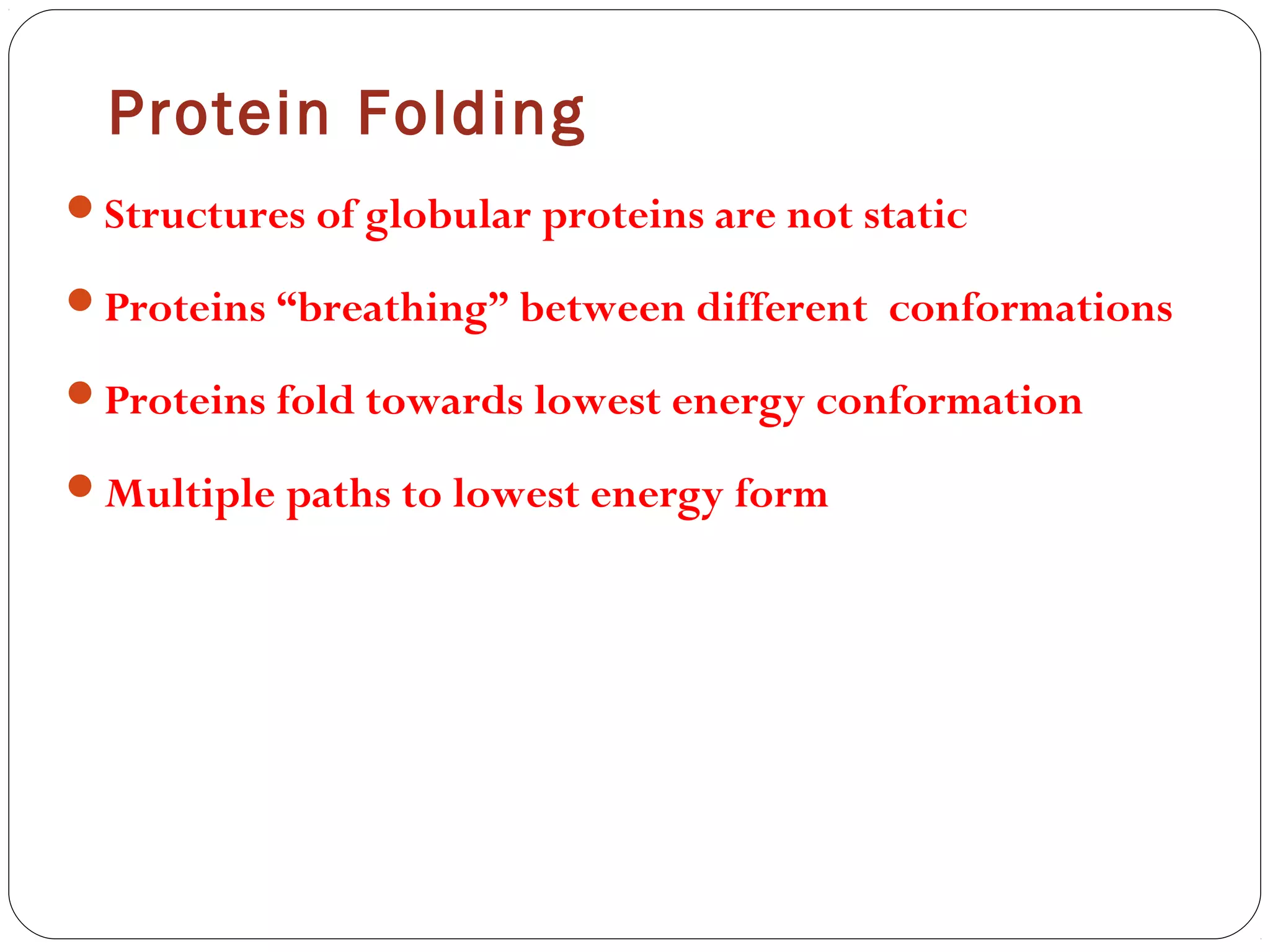 4D STRUCTURE OF PROTEINS | PPT