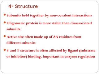 4D STRUCTURE OF PROTEINS | PPT