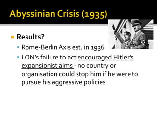 Chapter 4 Part One (Weaknesses of LON) | PPT