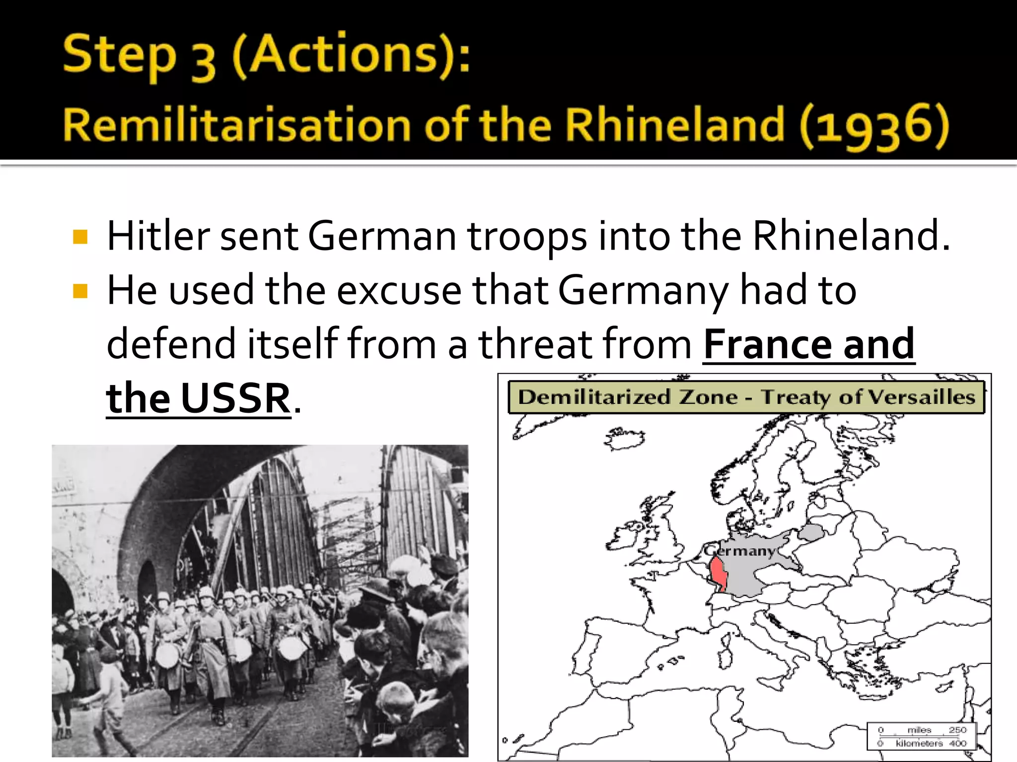 Chapter 4 Part Two (Hitler's expansionist policy) | PPTX