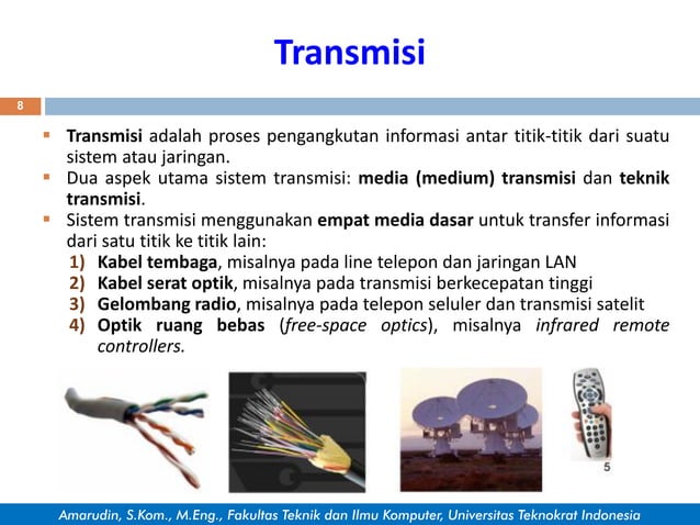 Chapter4 Pengantar Jaringan Telekomunikasi | PPT