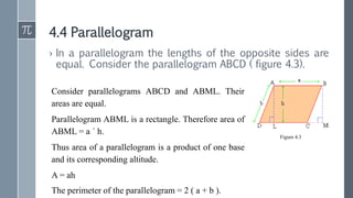 C4: perimeter and area | PPTX