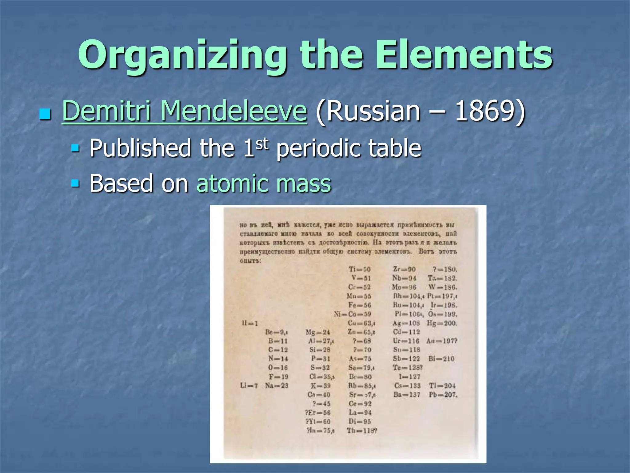 Chapter 4 Periodic Table of Elements.ppt