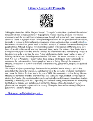 Chapter 4 Persepolis | PDF