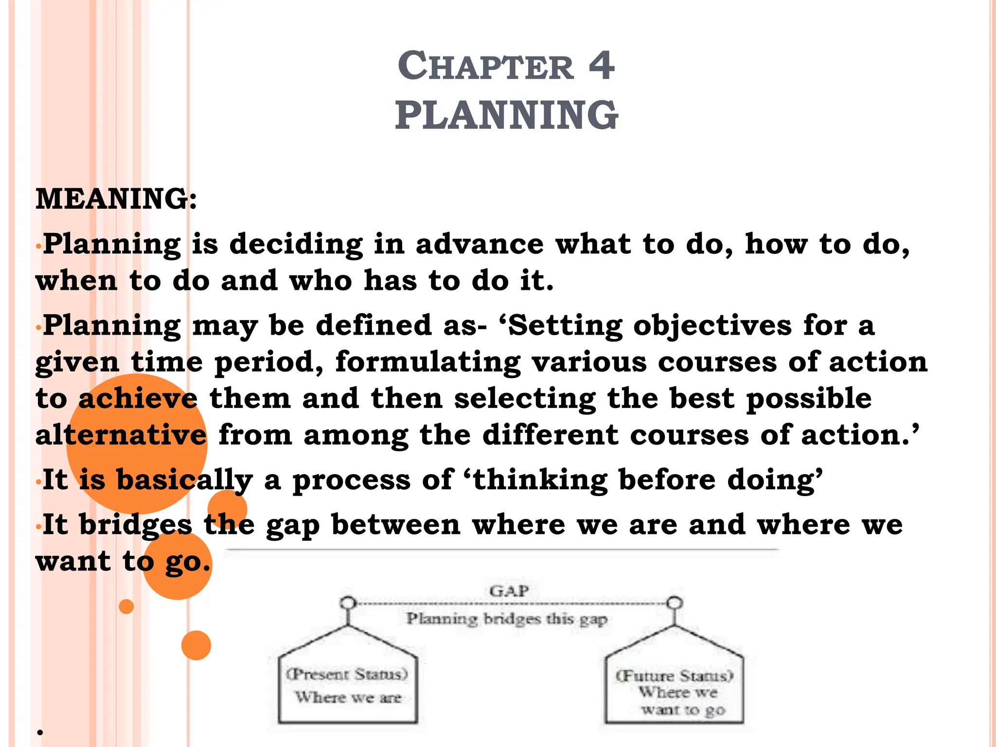 Chapter 4 planning.pptx including all the content | PPTX