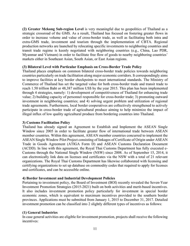 Chapter 4: Policy Analysis: Development of Special Border Economic ...