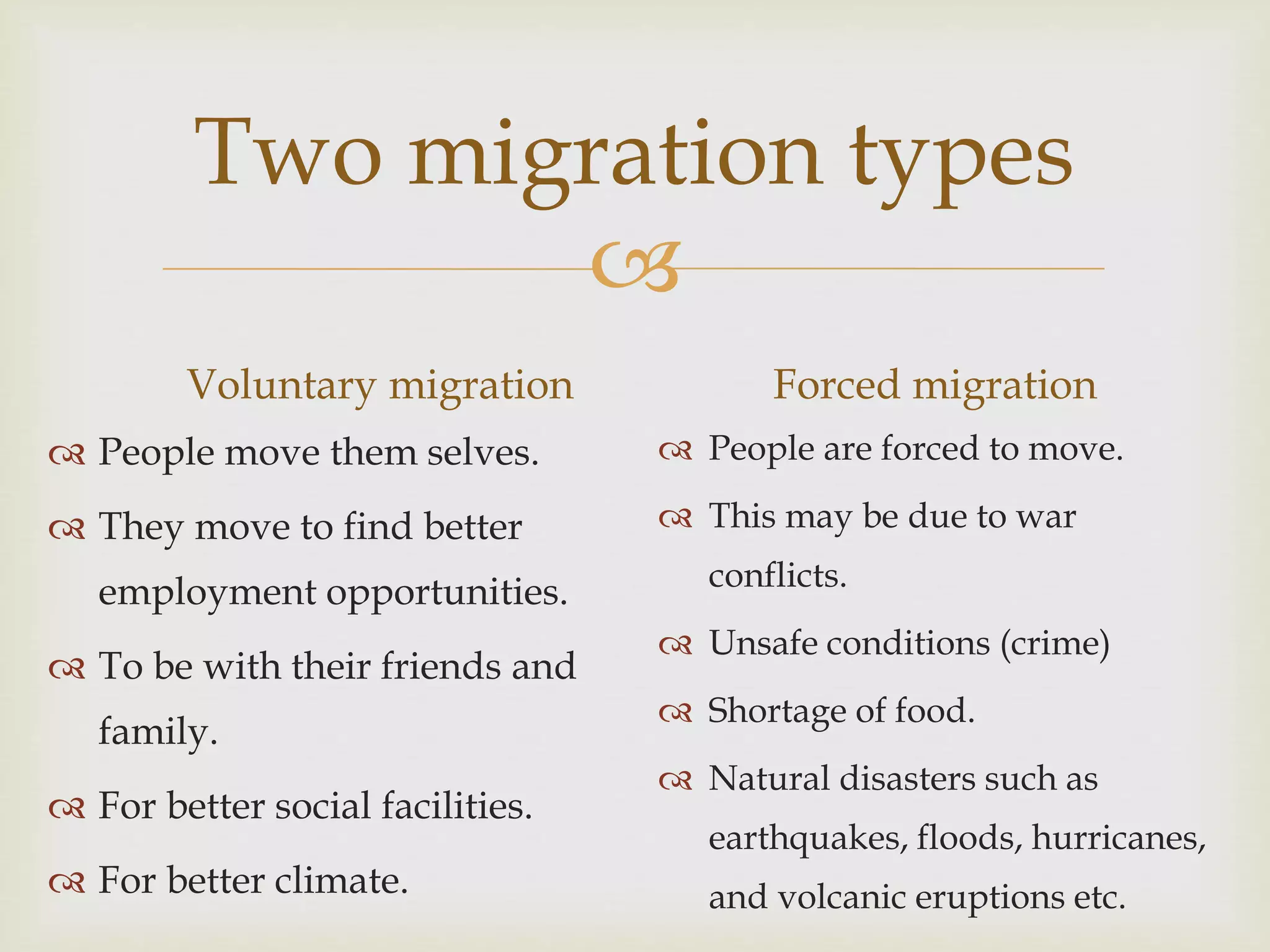 Chapter 4: population movement | PPTX