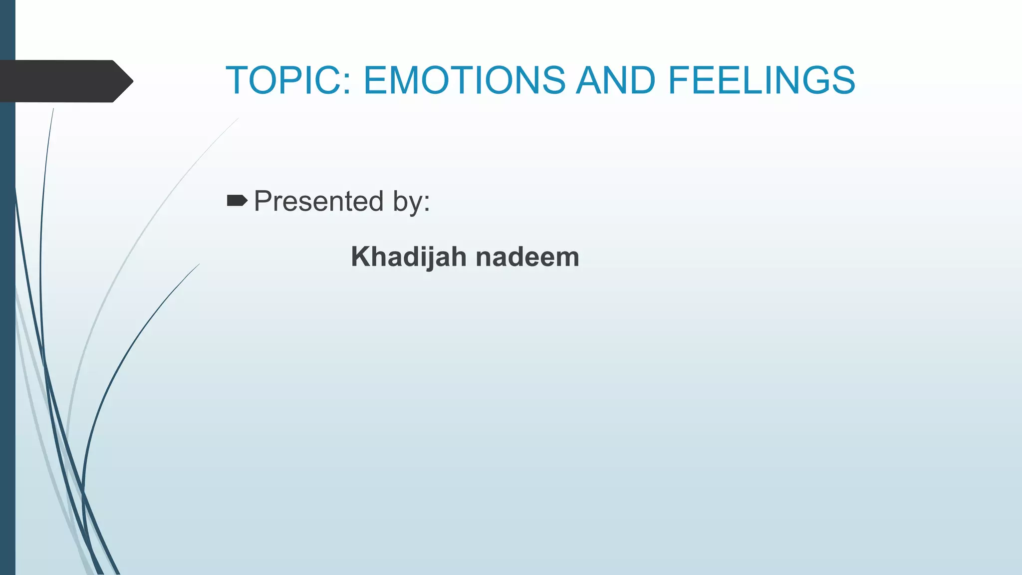 EMOTIONS AND FEELINGS | PPT