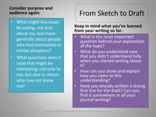 Chapter 4: Writing a Personal Essay | PPTX