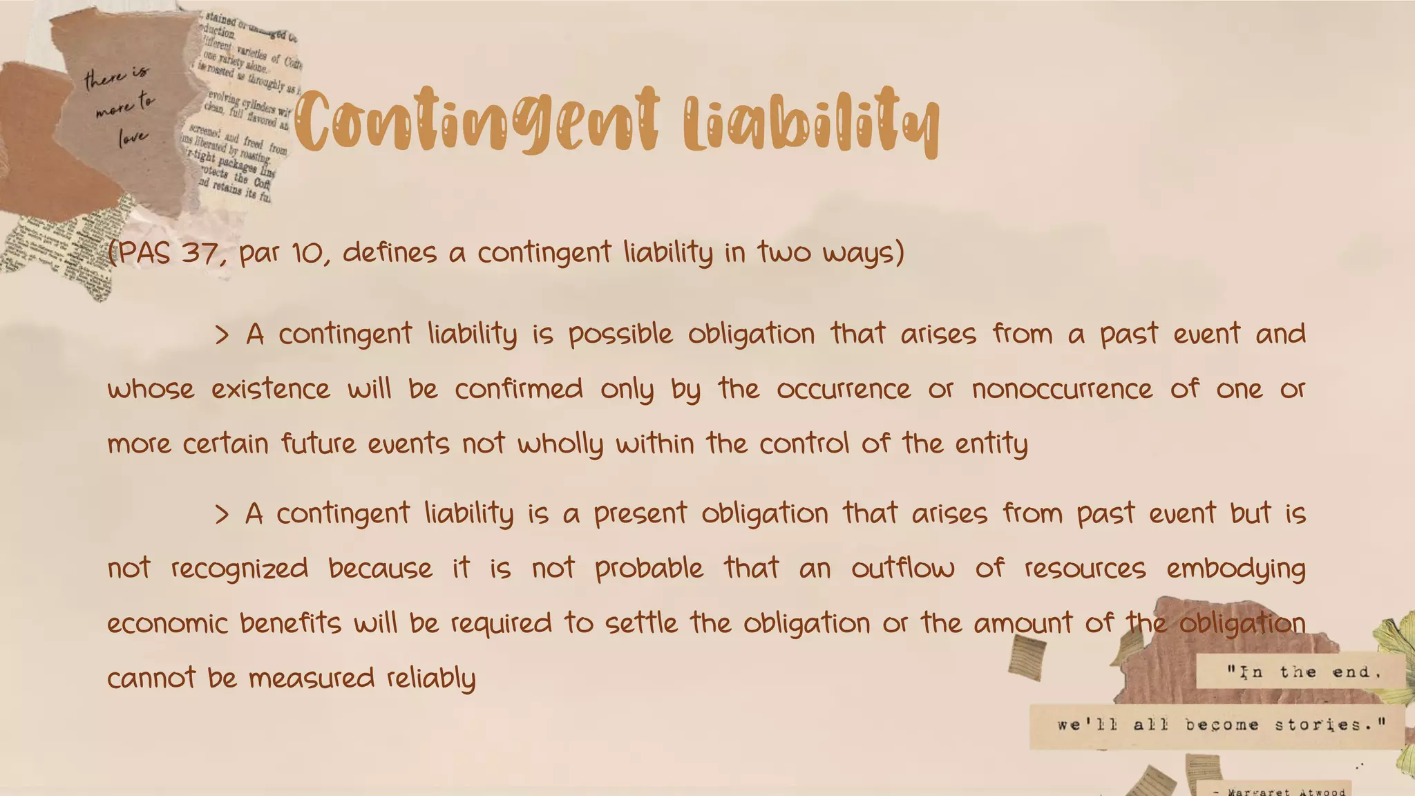 Chapter 4 Provisions Contingent Liability | PDF