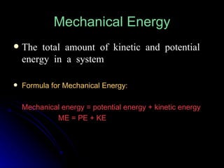 Chapter 4 - Energy | PPT