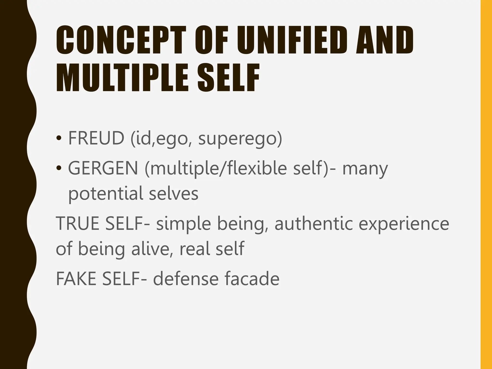 Chapter 4 Psychological Self Powerpoint Presentation | PPTX