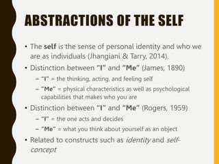 Chapter 4 Psychological Self Powerpoint Presentation | PPTX