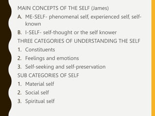 Chapter 4 Psychological Self Powerpoint Presentation | PPTX