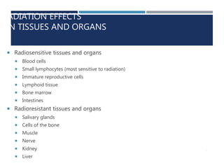 Chapter 4: Radiation Biology | PPTX