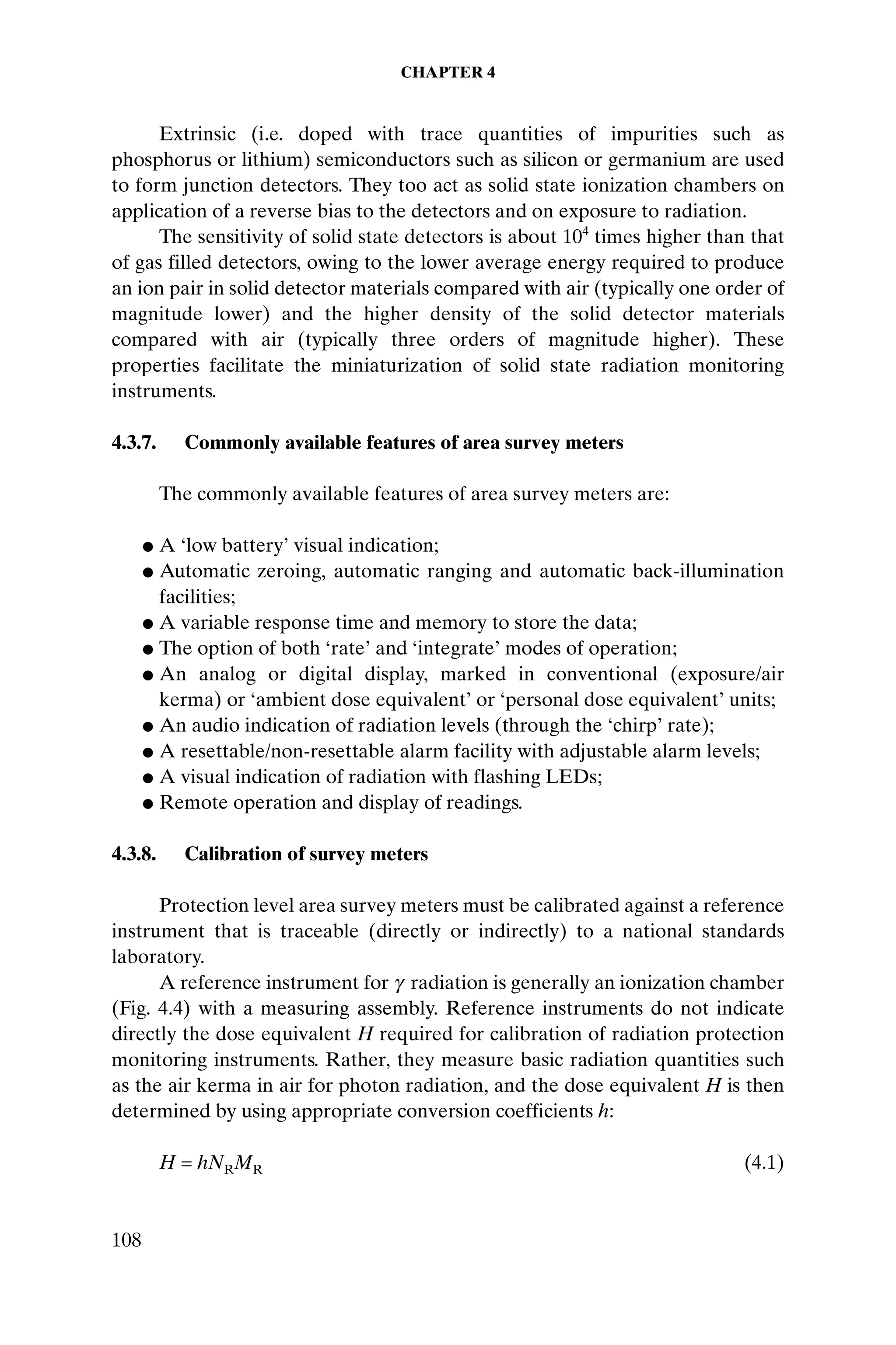 Chapter4 radiation monitoring instruments | PDF