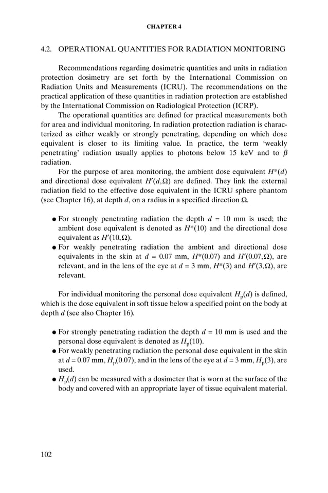 Chapter4 radiation monitoring instruments | PDF | Physics | Science