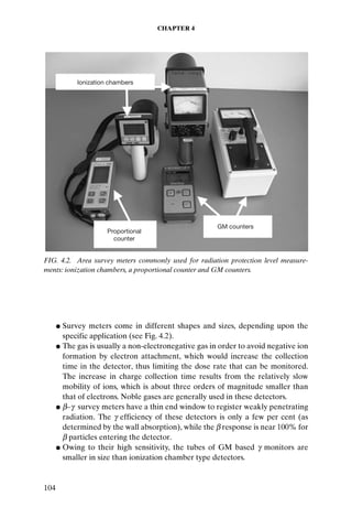 Chapter4 radiation monitoring instruments | PDF
