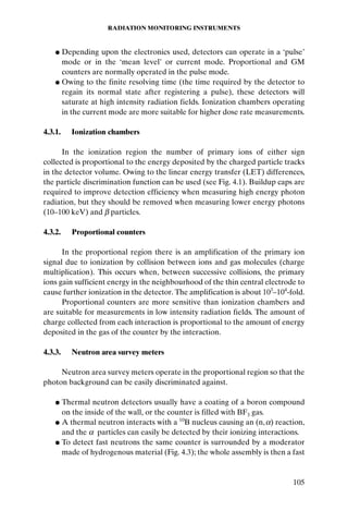 Chapter4 radiation monitoring instruments | PDF