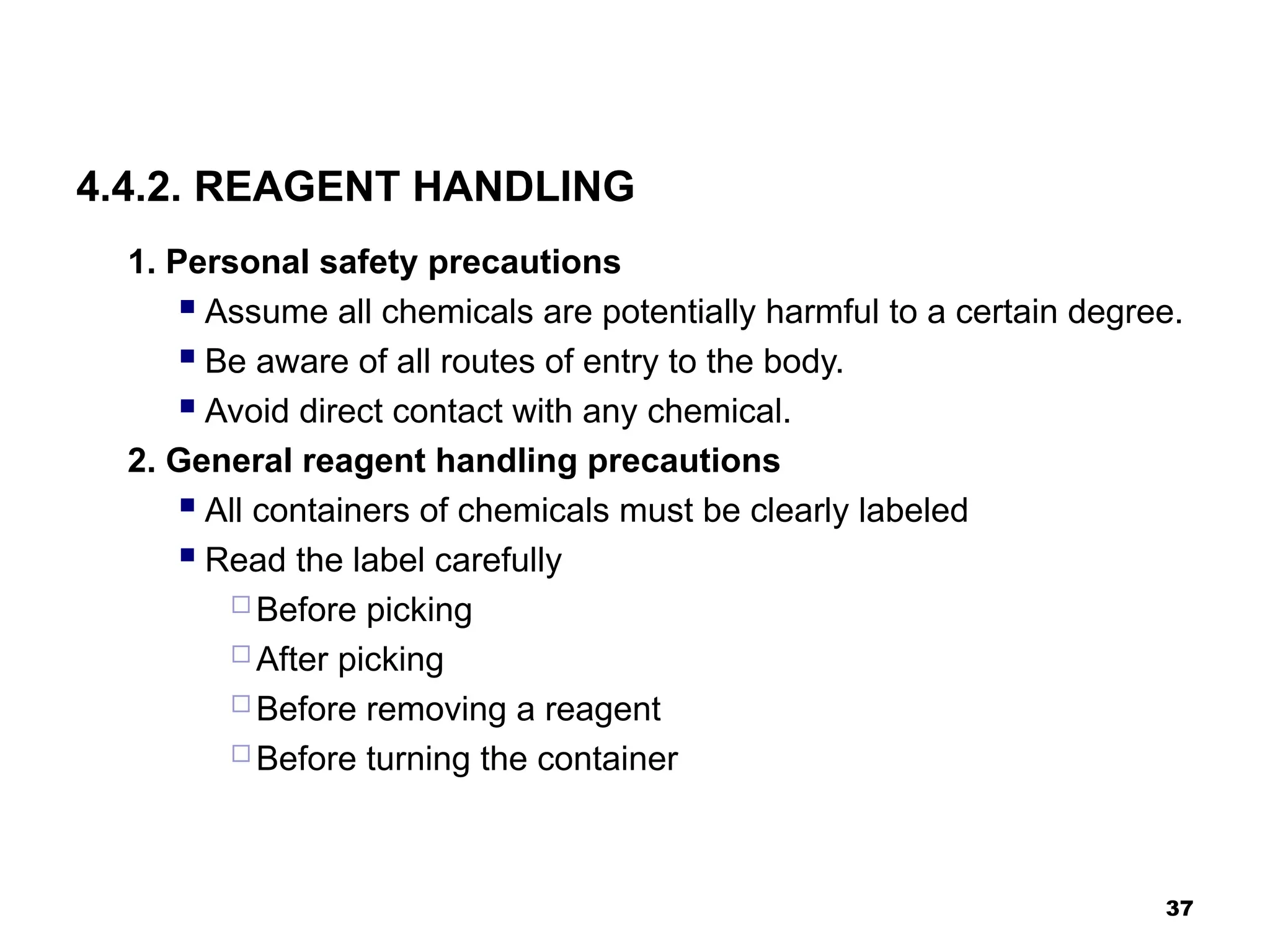 Introduction to medical chapter 4 reagents | PPT