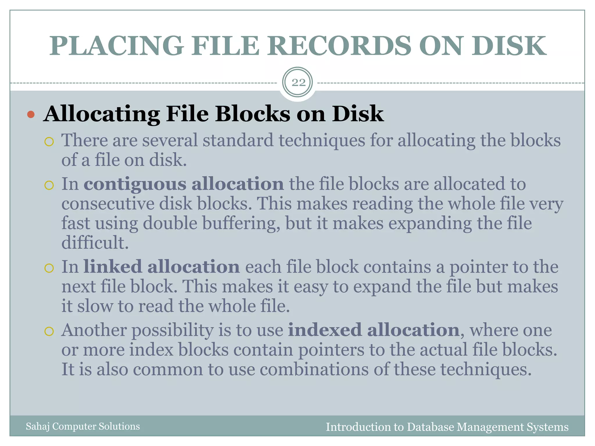 Chapter 4 record storage and primary file organization | PPTX