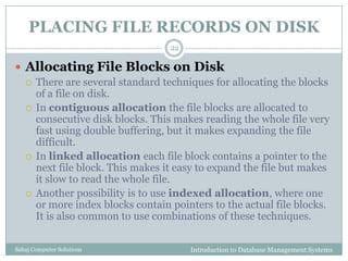 Chapter 4 record storage and primary file organization | PPTX
