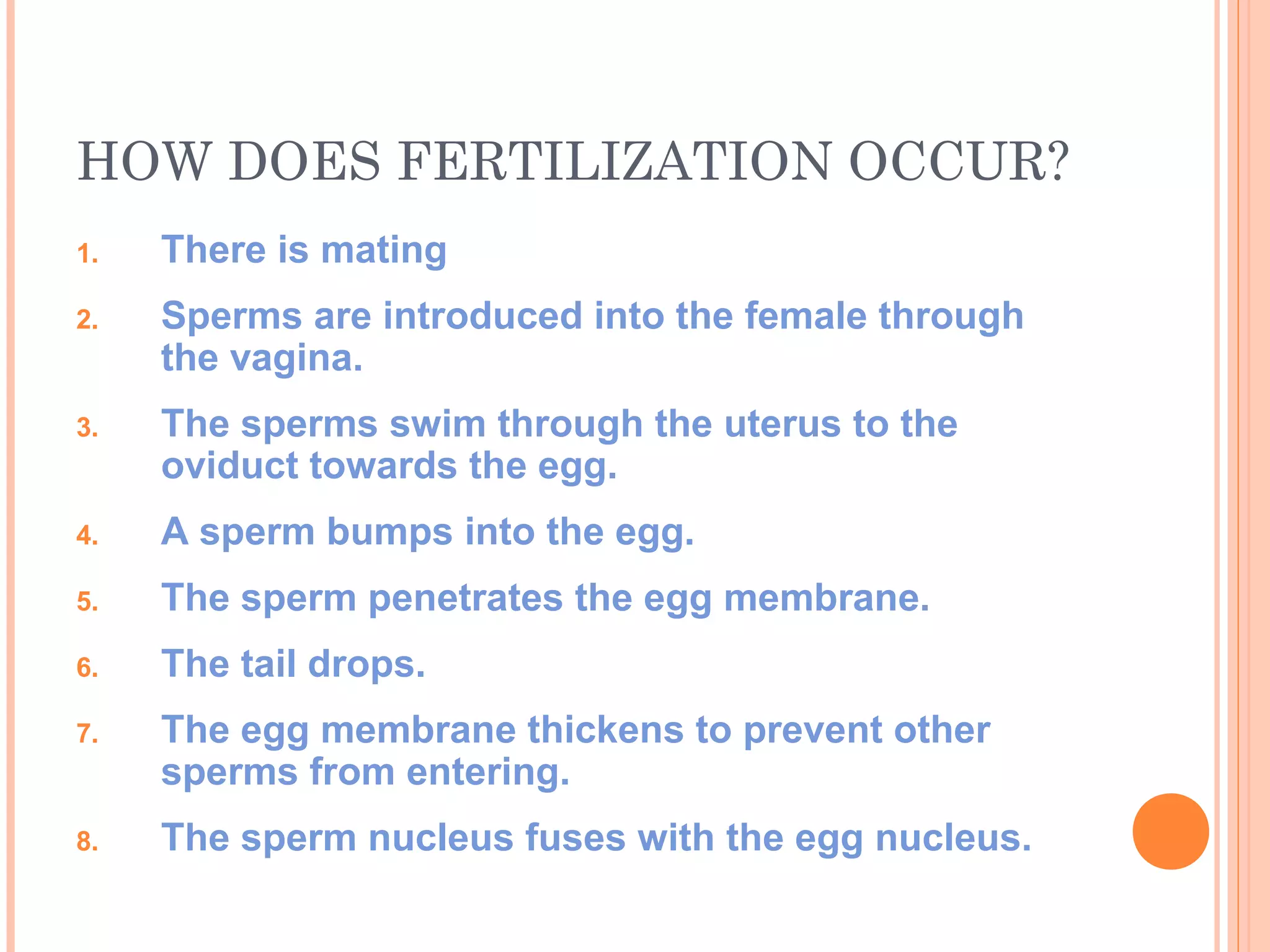 Form 3 Science Chapter 4 Reproductive System and fertilisation | PPT