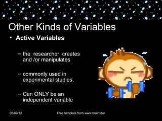 Chapter 4-RESEARCH HYPOTHESIS AND DEFINING VARIABLES | PPT