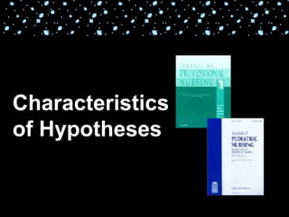 Chapter 4-RESEARCH HYPOTHESIS AND DEFINING VARIABLES | PPT