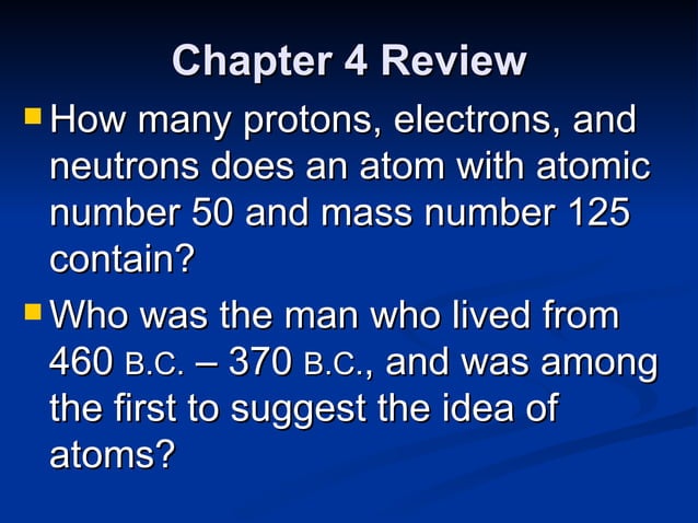 Chapter 4 review | PPT