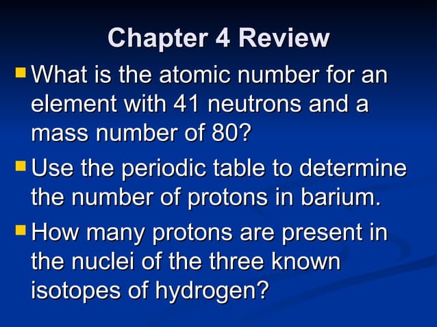 Chapter 4 review | PPT