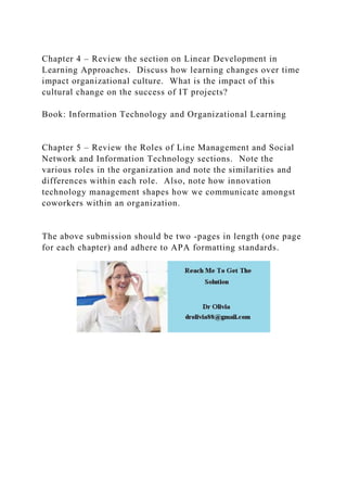 Chapter 4 – Review the section on Linear Development in Learning App.docx