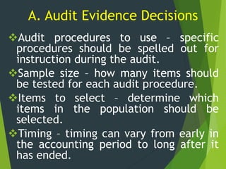 Comprehensive Guide to Audit Risk Assessment, Materiality, and Evidence ...